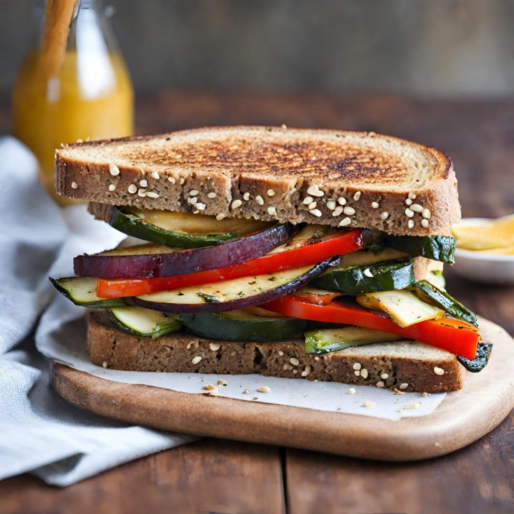 Sandwich Integral con Verduras a la Plancha – Transform by Paula
