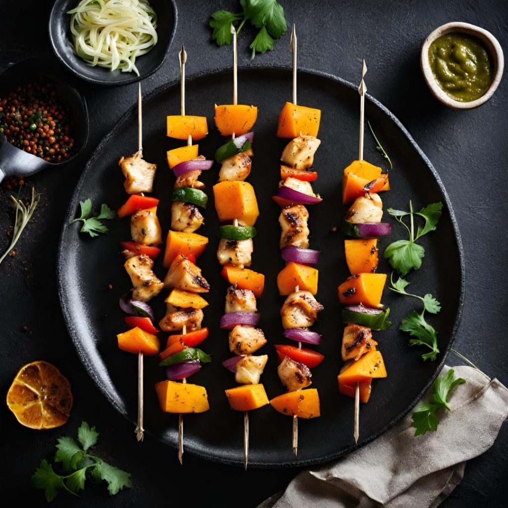 Brochetas de Pollo con Verduras – Transform by Paula