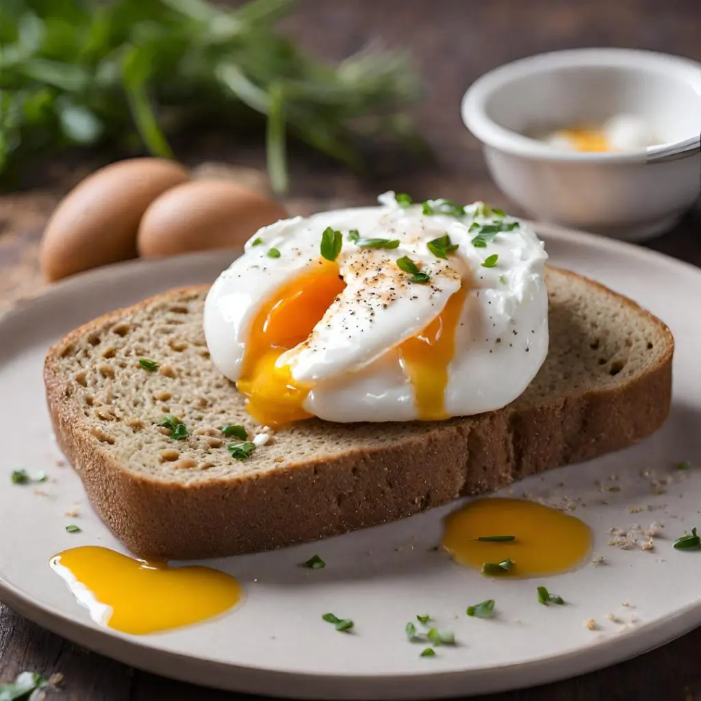 Pan Integral con Huevo Poché – Transform by Paula